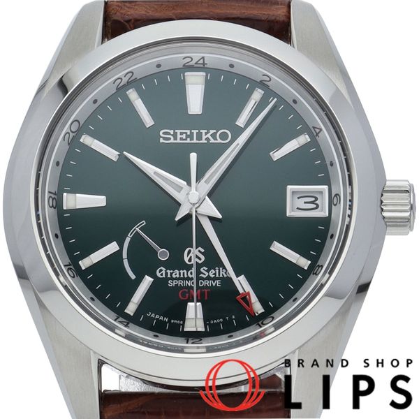 Seiko Grand Seiko GMT Spring Drive Green World Limited 500 SBGE033 SS ...