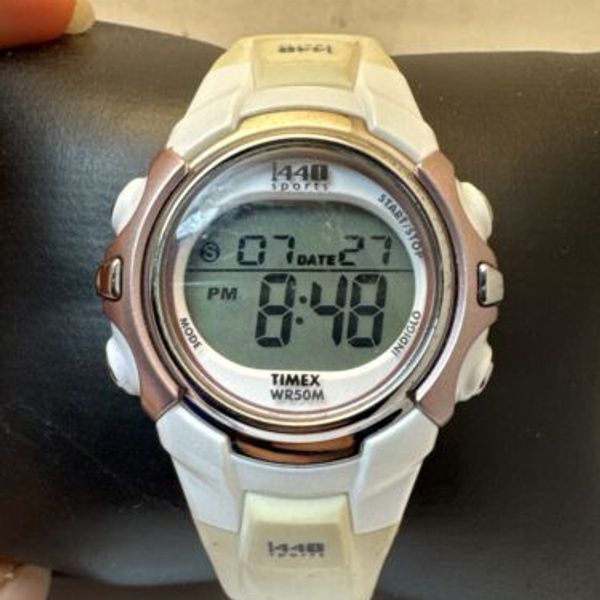 Timex 1440 Sports T5G881 WR 50M Indiglo Digital Women's Watch New ...