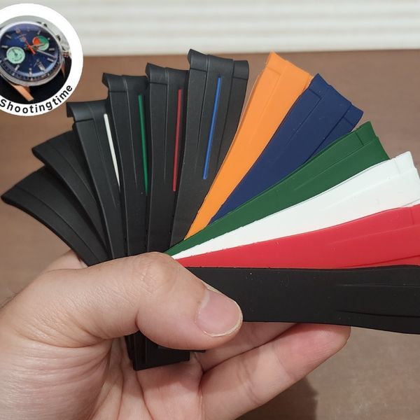 20mm 21mm rubber watch strap band fitting for Rolex. | WatchCharts ...