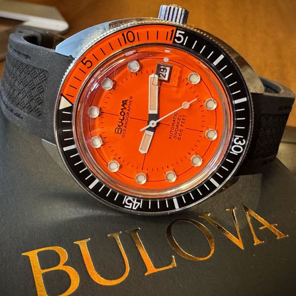 FS Bulova Oceanographer "Devil Diver" Orange | WatchCharts Marketplace