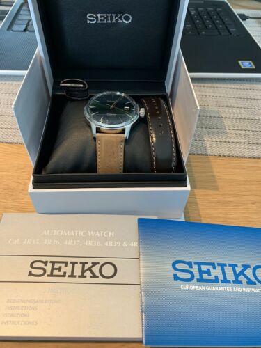 Seiko Presage Cocktail Time Mockingbird Green SARY133/SRPD37 | WatchCharts