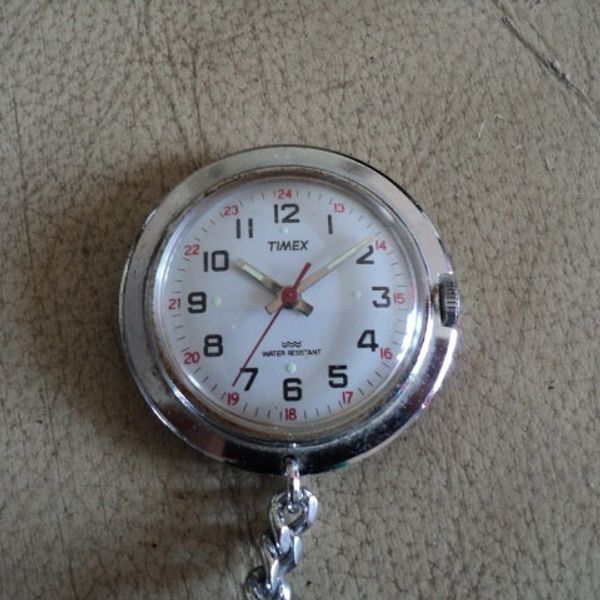 Vintage Timex Unisex Mechanical Nurse's Fob Watch GWO | WatchCharts ...