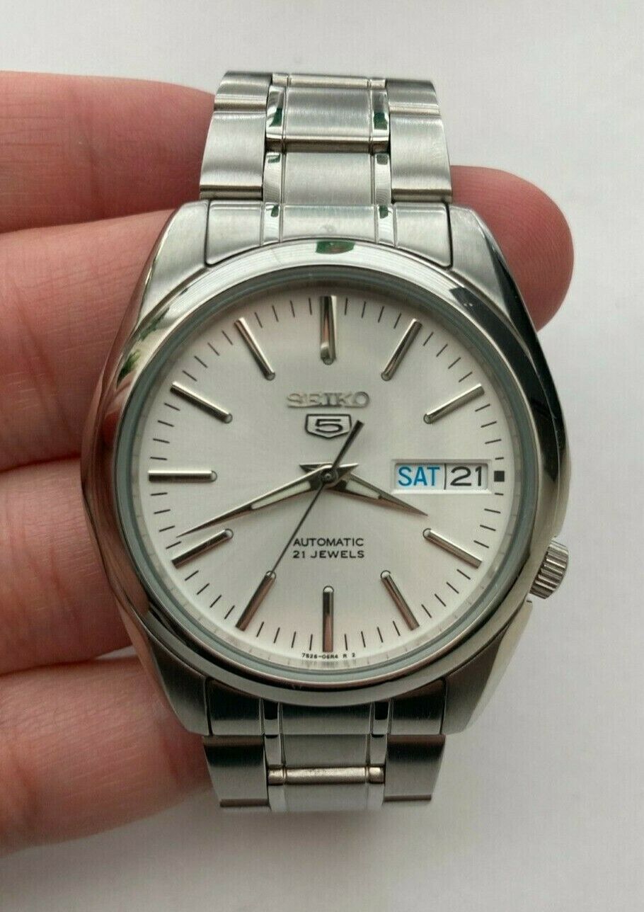 Seiko 5 Sports White Men's Watch - SNKL41K1 | WatchCharts Marketplace