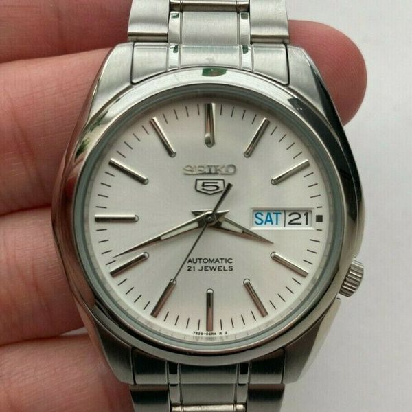 Seiko 5 Sports White Men's Watch - SNKL41K1 | WatchCharts Marketplace