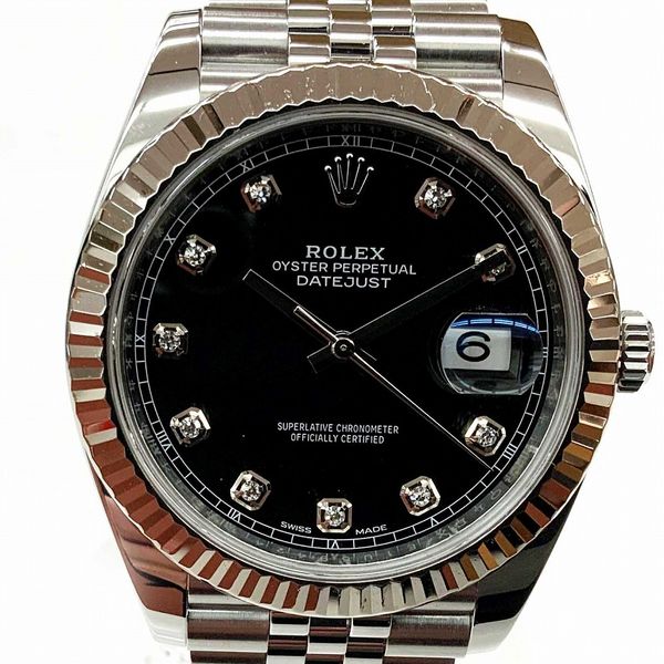 o [Rolex] 126334G Datejust 41 Automatic Winding SS K18WG Wristwatch ...