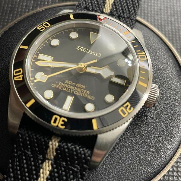 Seiko Mod bay 58 (3atm, automatic movement, sapphire crystal ...