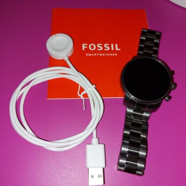 Fossil Q Smartwatch Model DW6F1 SS Bracelet Charger Booklet ...