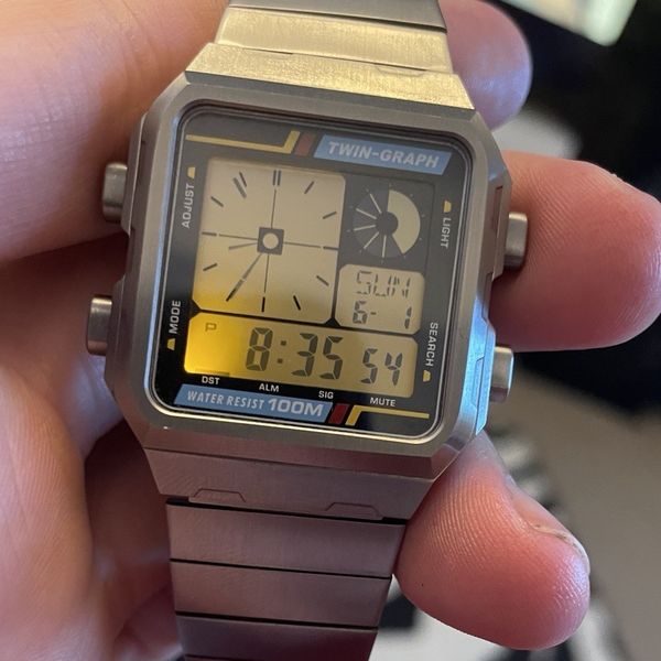 Casio Twin Graph Skxmods All Steel And Sapphire Crystal | WatchCharts ...