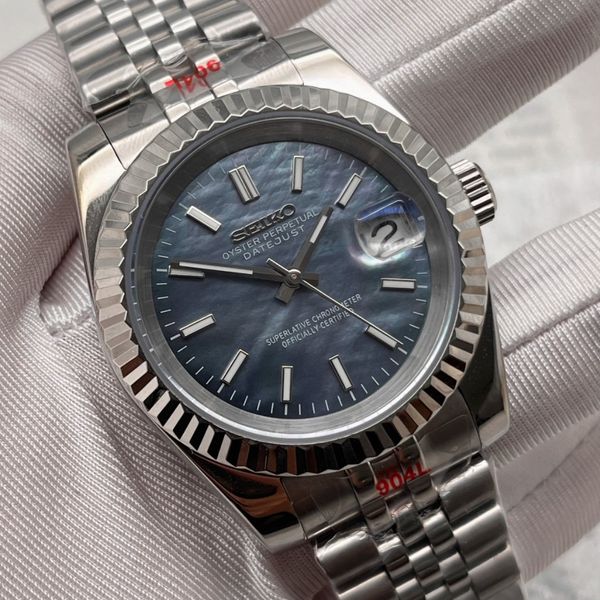 Seiko Datejust Dark Grey Mother of Pearl Dial 39mm | WatchCharts ...