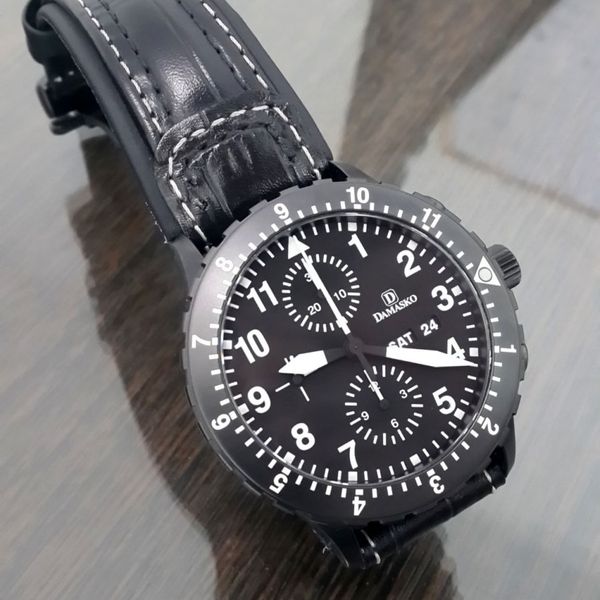 SOLD: Damasko DC66 Black, 12-hour bezel | WatchCharts Marketplace