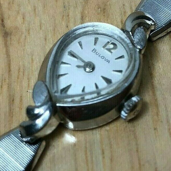 Vintage Bulova Lady 10k Gold Filled Cocktail and-Winding Mechanical ...