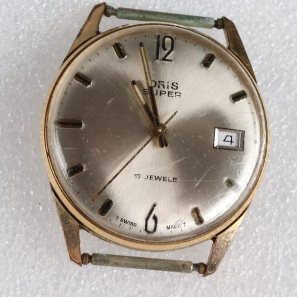 Vintage Oris Super 17 Jewels Hand Wind Watch Swiss Mens - Spares Repair | WatchCharts Marketplace