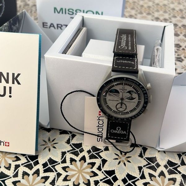 MISSION TO THE EARTHPHASE ð Omega X Swatch Moonswatch | WatchCharts ...