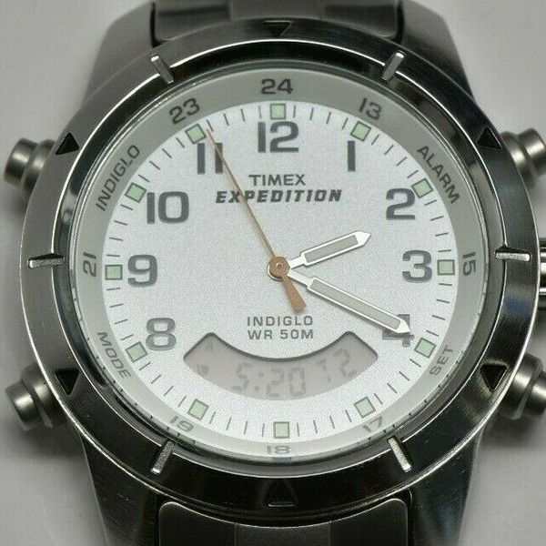 Timex Expedition T49828 Analog and Digital with Stainless Steel ...