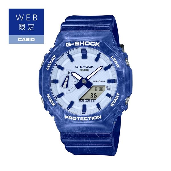 Casio CASIO Watch GA-2100BWP-2AJR G-Shock G-SHOCK Men's CHINA BLUE ...