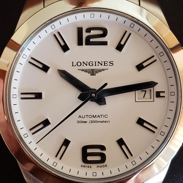 [WTS] Longines Conquest White Dial 39mm | WatchCharts Marketplace