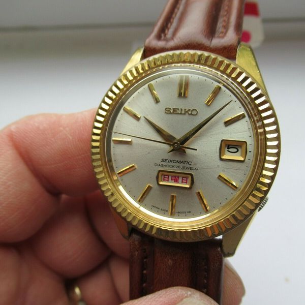 SEIKO SEIKOMATIC WEEKDATER 6206-8080 DIASHOCK 26J AUTOMATIC DOLPHIN ...