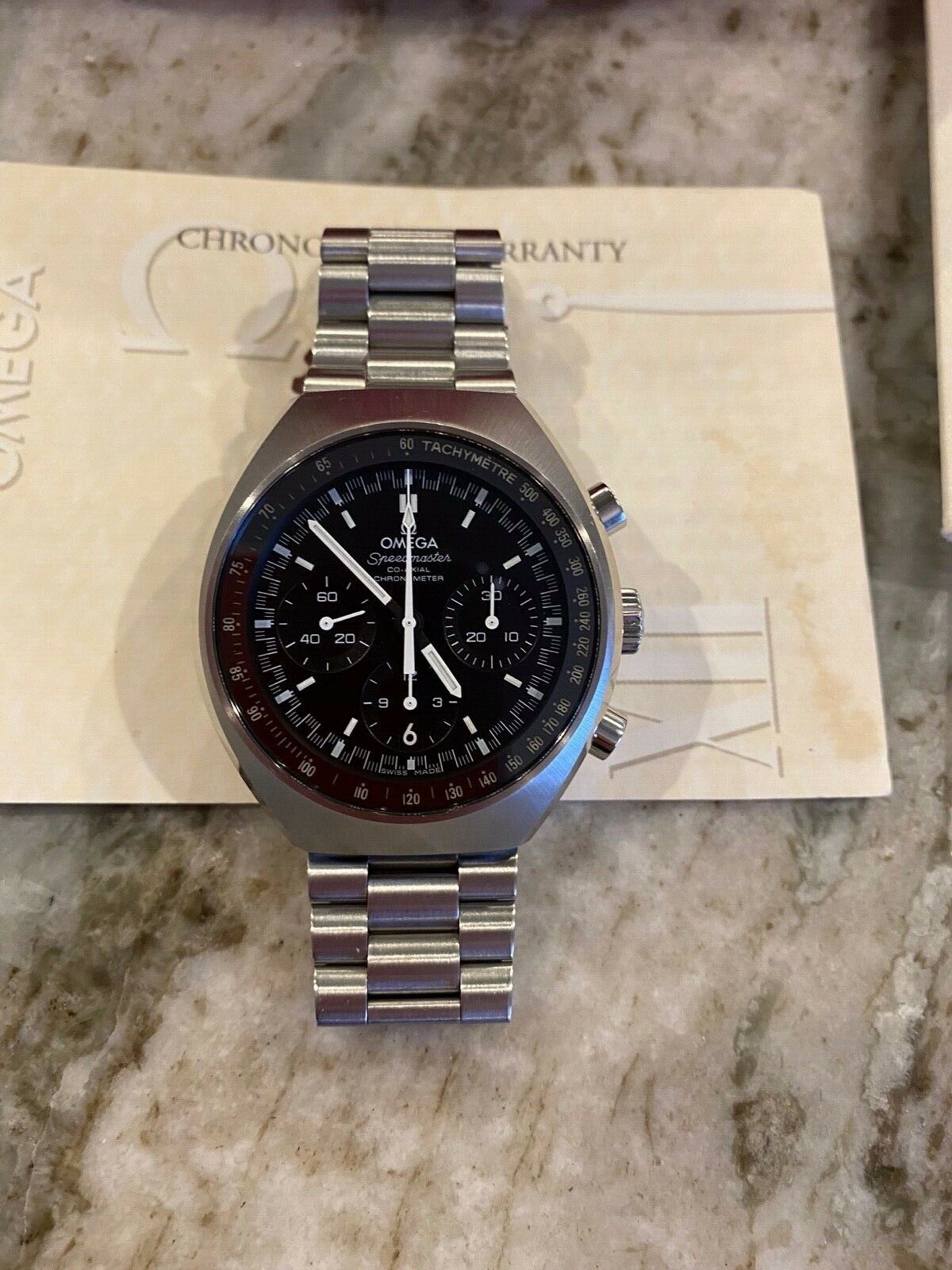 OMEGA SPEEDMASTER MARK II 327.10.43.40.01.001 COAXIAL CHRONOGRAPH NICE ...