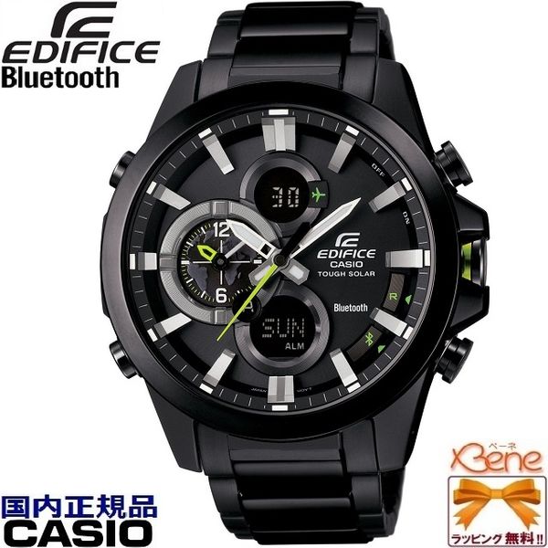 Analog Digital Combination CASIO EDIFICE Round Tough Solar Chronograph ...