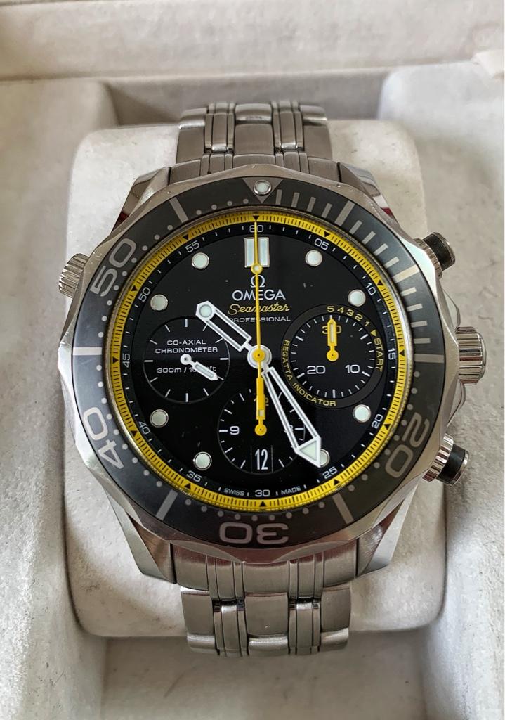 Omega Seamaster 300M Chronograph Regatta Yellow & Black | WatchCharts ...