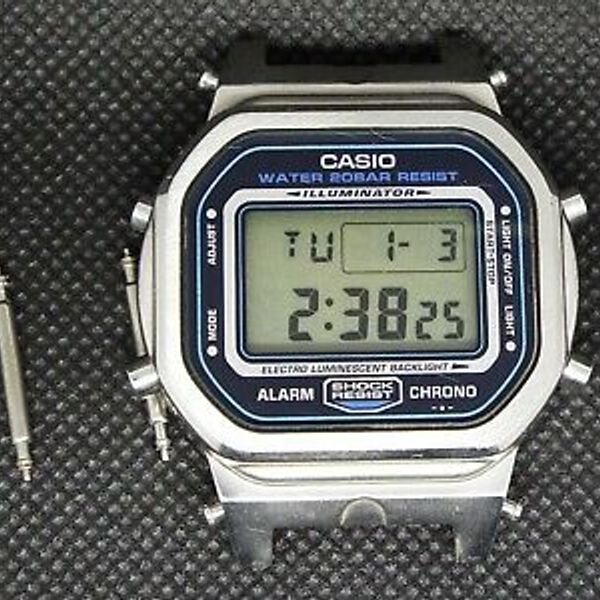 Vintage CASIO Digital Watch G-SHOCK DW-5000 1545 200M ELECTRO ...