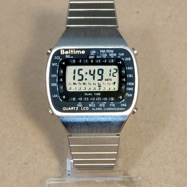 Beltime ""Pan Am"" 1980 LCD Digital Watch - NOS - Vintage | WatchCharts ...