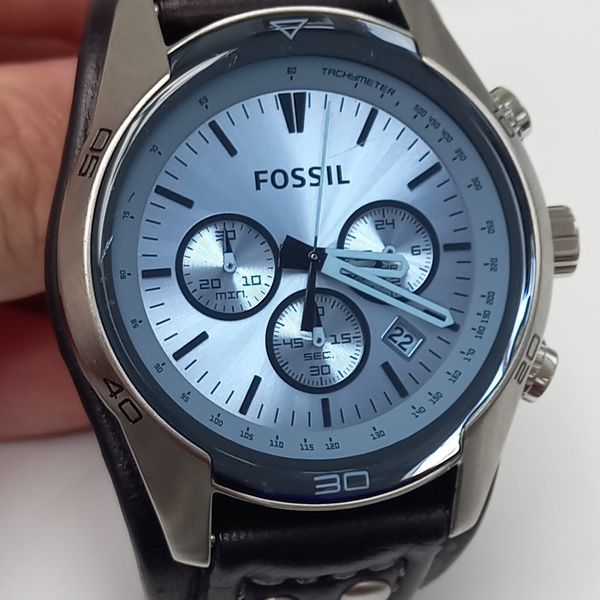 Mens Fossil Coachman Wristwatch. CH-2564. Chronograph. Fully Working ...