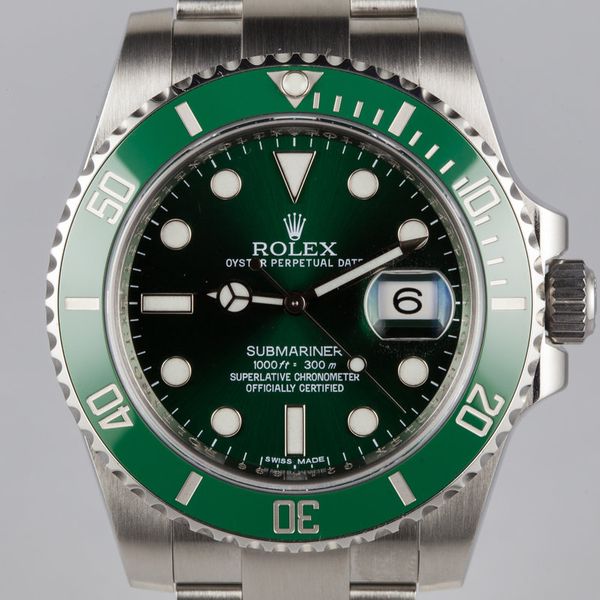 FS: 2011 Rolex Green Submariner Ref: 116610LV with Box and Papers ...