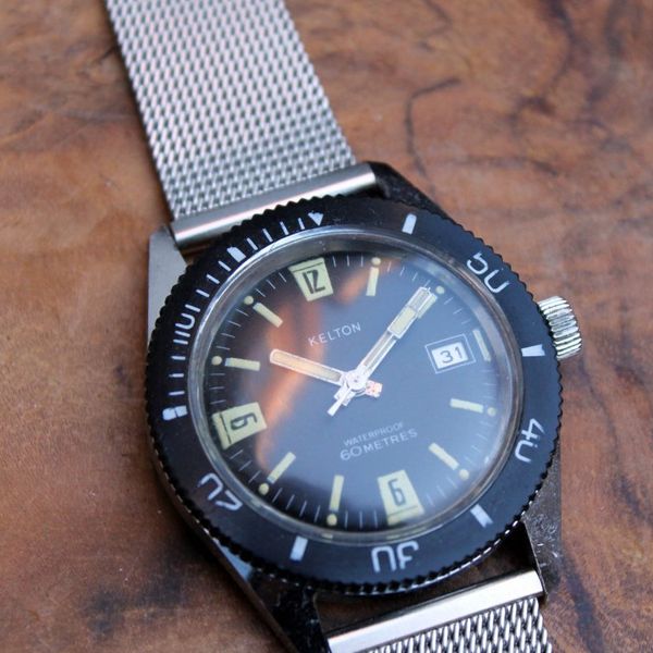 FS Vintage Kelton Dive watch 36/37mm diver | WatchCharts