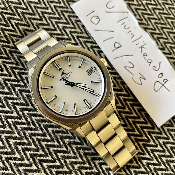[WTS] Casio Oceanus T200, gorgeous white dial | WatchCharts Marketplace