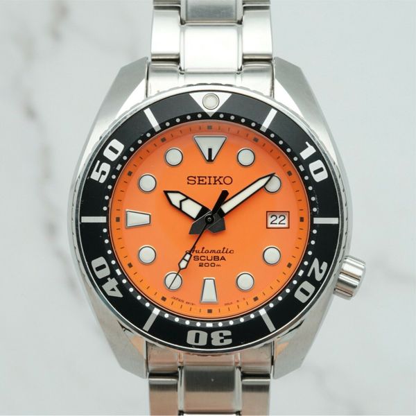 Seiko JDM Scuba SBDC005 Orange Sumo Men's Professional Automatic Diver ...
