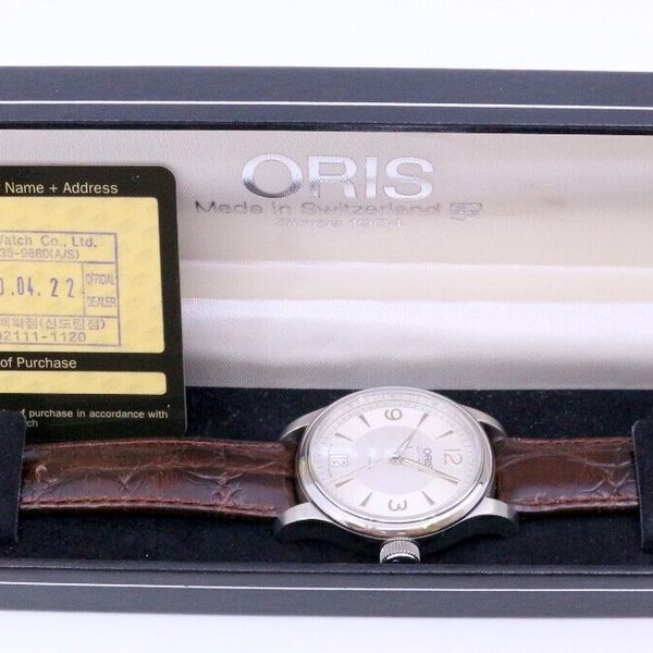 Oris 7578 Classic Date Big Crown Automatic Swiss Made 37mm Watch ...