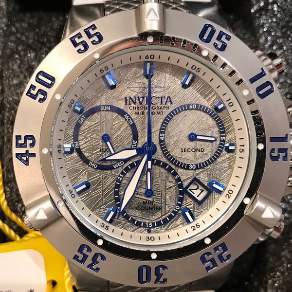 FS METEORITE Dial Invicta Subaqua Noma III Swiss Chronograph Watch ...
