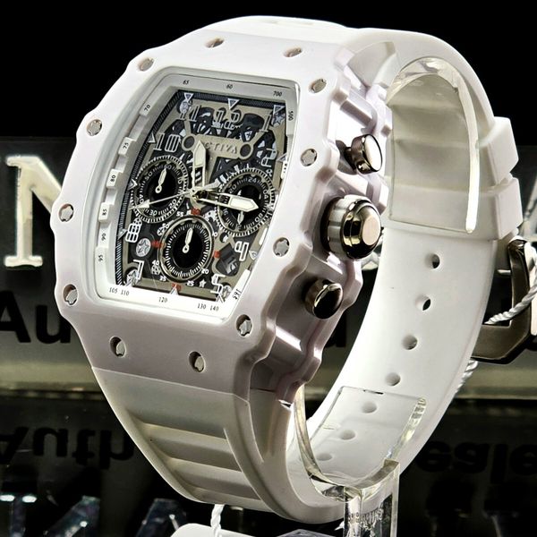 Activa Circuit X Invicta 44.3mm w/ Skeleton Dial PC Case Material White ...
