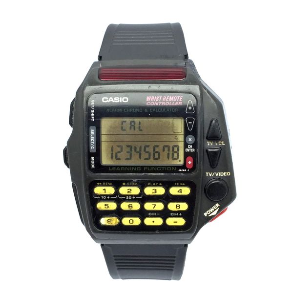 Casio CMD-40 Calculator 1174 TV Wrist Remote Controller Vintage Watch ...