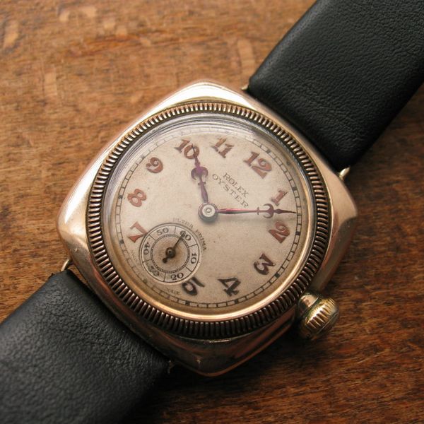 FS: Rare early Rolex Oyster, cushion shape, 9ct solid gold | WatchCharts