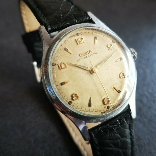 Doxa Anti-Magnetic Fond Acier Inoxydable Made in Swiss Number: 5584432 ...