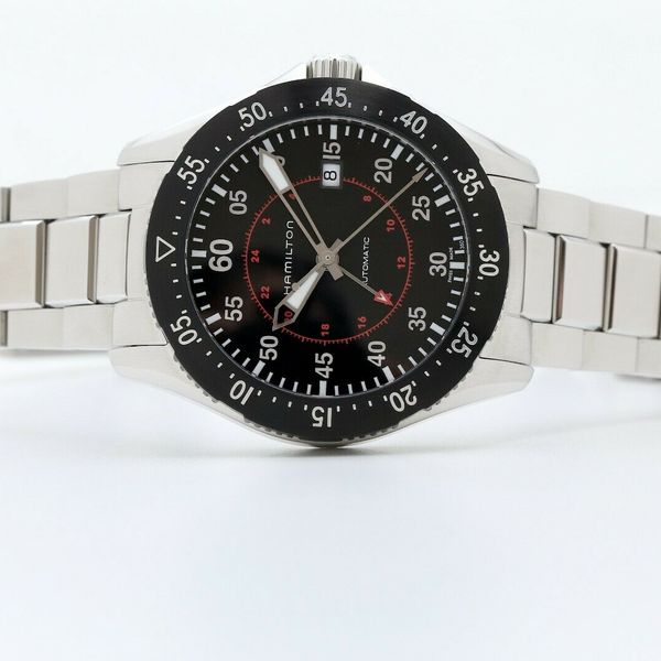 Hamilton Khaki Aviation Pilot GMT Automatic 44mm | WatchCharts
