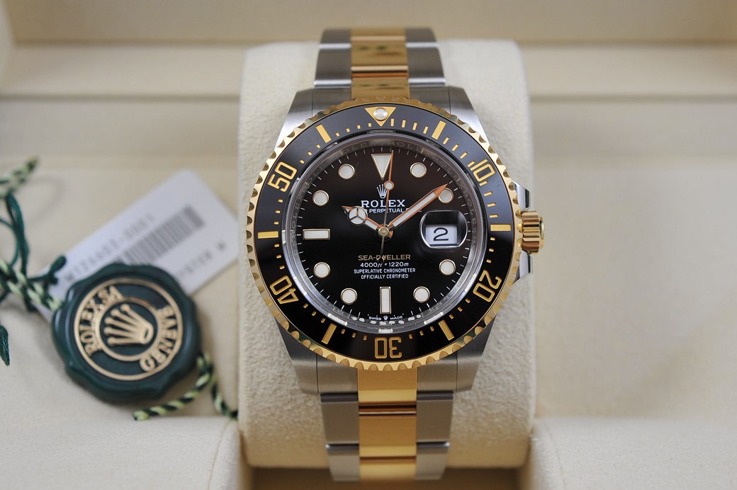FS: Rolex Sea Dweller (SD43) Two Tone Black Dial 126603 - Complete Set ...