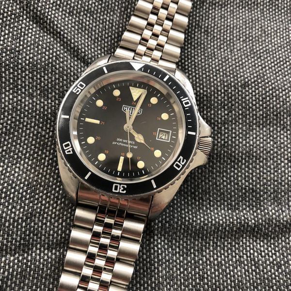 FS: Heuer 844 Monnin Vintage Diver 41mm Serviced + Pressure Tested ...