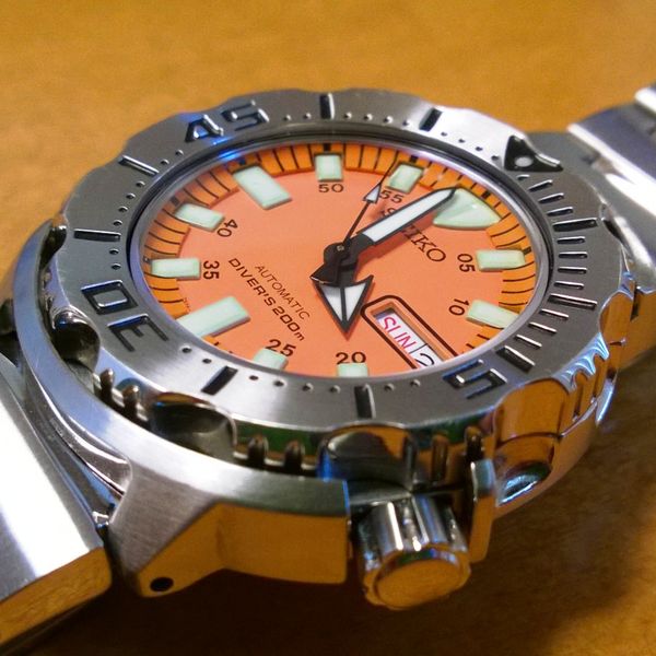 Seiko Orange Monster SKX781 with Sapphire Crystal | WatchCharts Marketplace