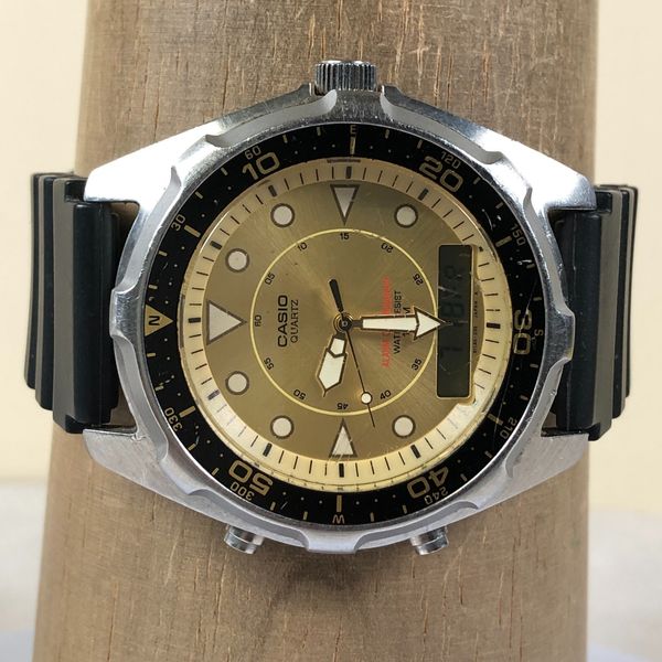 Casio Men AMW-320D Multifunction Rubber Quartz Analog Digital 42mm ...