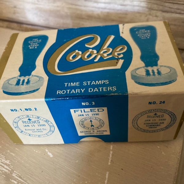 vintage Cooke rotary date time stamp | WatchCharts Marketplace