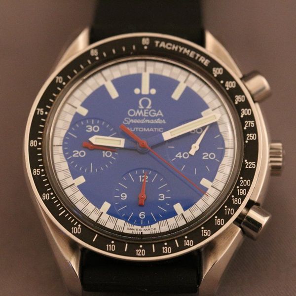 WITHDRAWN Omega Blue Speedmaster Reduced 175.0032 CART 3510.81.00 ...