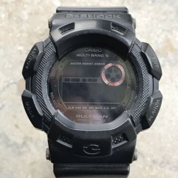 CASIO G-Shock GW-9100MB-1ER Gulfman, Men In Matte Black Edition ...