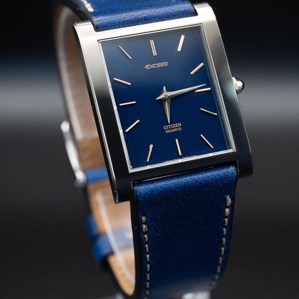 [WTS] Citizen Exceed Tank | blue dial, tungsten, great summer watch ...