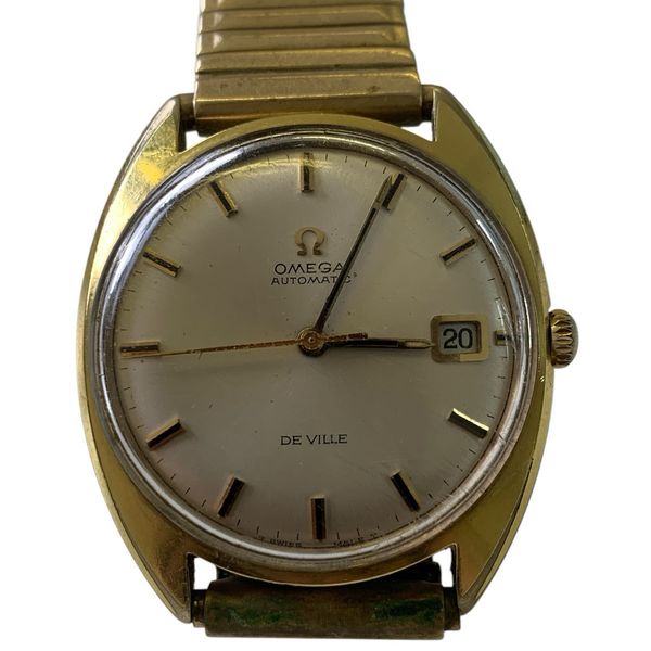 Vintage 70s Omega Deville Automatic Gold Colour Alloy Wristwatch ...
