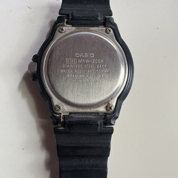Casio Quartz 5125 MRW-200h Water Resist 100m As Is | WatchCharts ...