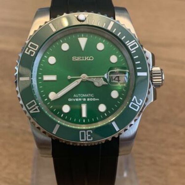 Automatic Submariner 40mm - Seiko Dial - Hulk - Kermit - Ceramic ...