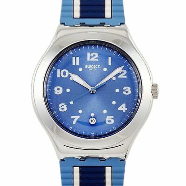 Swatch Bluora 41 mm Stainless Steel Watch YWS043 | WatchCharts
